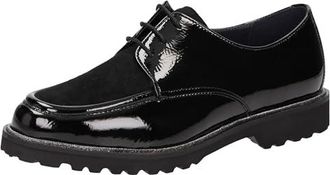Sioux Femme Merredith Plat Oxford, Schwarz, 40.5 EU Large