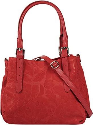 Samantha Look Sac &agrave; main Femme cuir v&eacute;ritable | Fabriqu&eacute; en Italie, compartiment pour smartphone, design moderne 021690