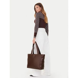 Guess Handtasche Guess Sunetra HWNG75 34230 Braun