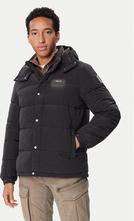 Aeronautica Aeronautica Militare Winterjacke 262AB3072UCT04358 Schwarz Regular Fit