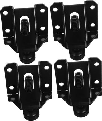 DOITOOL 4stücke Verstellbare Füße Für Möbel Höhenverstellbare Kommodenfüße Tischfüße Zum Nivellieren Für Schränke Tische Sofas Schwarz