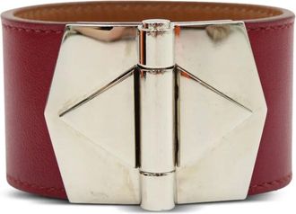 Hermès Bérénice Cuir Armband - Rot