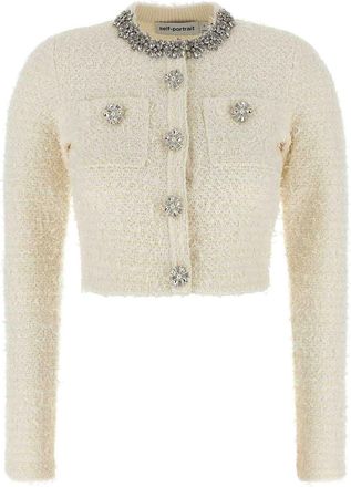 Self Portrait Cardigan - Weiß