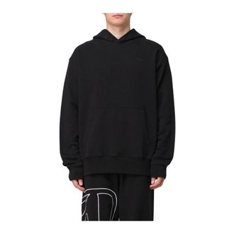 Diesel Schwarzer Hoodie Relaxed Fit - - Sweatshirts & Hoodies - Herren - Schwarzk - L