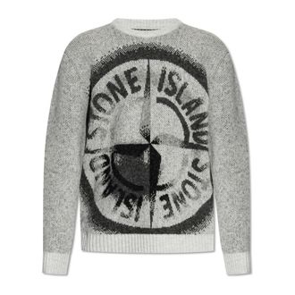 Stone Island Homme, Pulls, Gris, Taille: XL Pull avec logo