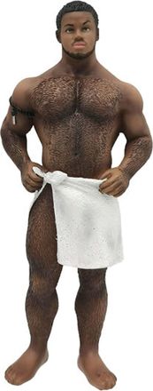 December Diamonds Poke 555324 Dekofigur Spa Bear - Wei&szlig;er B&auml;r - Kunstharz - Weihnachtsschmuck - Weihnachten