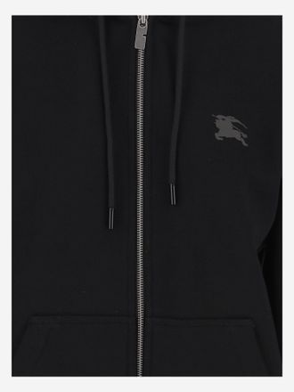 Burberry Womens Cotton Sweatshirt Black Top