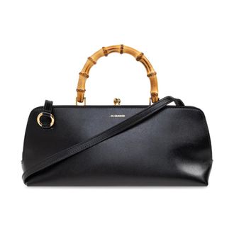 Jil Sander Femme, Sacs, Noir, Taille: ONE Size Goji Bambo Small Handbag