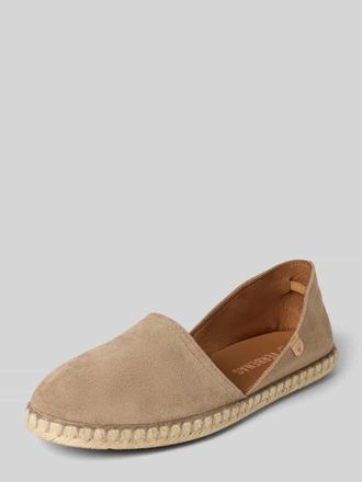 Verbenas Espadrilles aus Leder mit Label-Patch Modell CARMEN