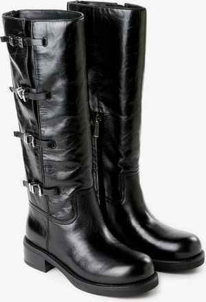 Michael Kors Leder Darrington Stiefel - schwarz