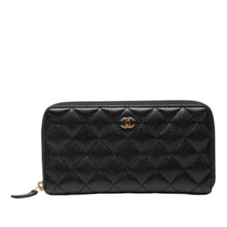 Chanel Pre-owned Matelasse Long wallet (bi-fold) - - Pre-owned - Damen - Schwarzk - ONE SIZE