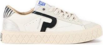 Palladium Baskets bi-mati&egrave;re compens&eacute;es en cuir m&eacute;lang&eacute;