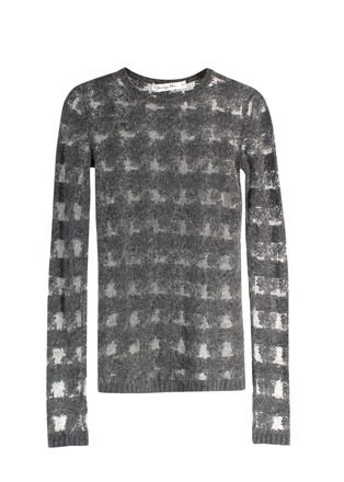 Dior Christian Dior Cashmere/Alpaca Grey Knit Jumper Size XS