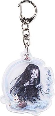 Generic Porte-cl&eacute;s Dao Zu Shi Anime Wei Wuxian Lan Wangji double face en acrylique, porte-cl&eacute;s de personnage, accessoire de cosplay mignon de dessin anim&eacute; - 8