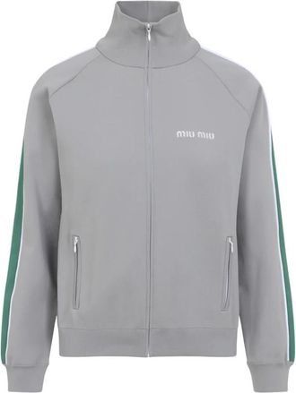 Miu Miu Cardigan - - Sweatshirts & Hoodies - Damen - Grau - S