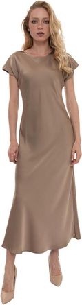 Pennyblack Femme, Robes, Beige, Taille: 42 FR Pbpeffetto Robe de soir&eacute;e