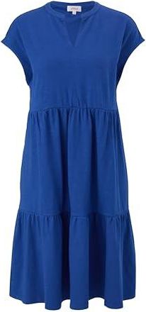 s.Oliver Robe Courte, Blau, 44 Femme