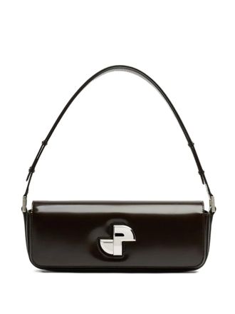 Patou sac porté épaule Lock Me - Marron