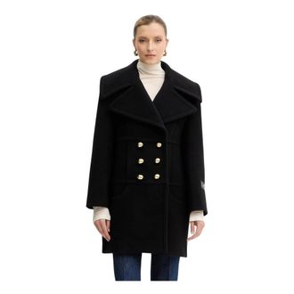 Patou Doppelreihiger Mantel - - Coats - Damen - Schwarzk - L