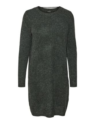 Vero Moda Damen Vmdoffy O-Neck Dress Ga Noos Kleid, Pine Grove, XL EU