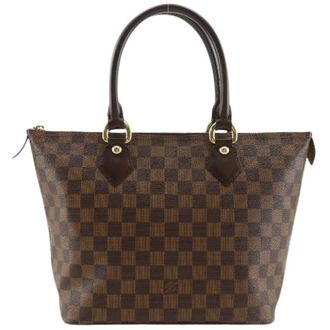 Louis Vuitton Pre-owned Saleya PM Damier Canvas Tote Bag - - Pre-owned - Damen - Braun - ONE SIZE