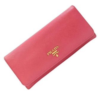 Prada Pre-owned Saffiano Long wallet (bi-fold) - - Pre-owned - Damen - Rosa - ONE SIZE