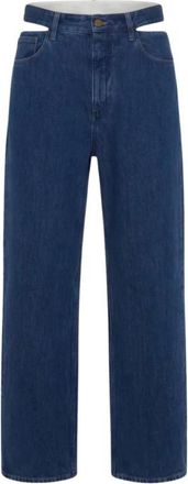 Jil Sander Femme, Jeans, Bleu, Taille: 42 FR Denim Trouser 140 AW 23 Treated