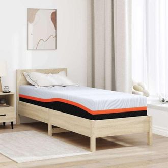 vidaXL Vidaxl - Matelas Blanc, Gris 80 x 200 cm Mousse