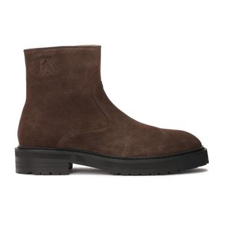 Kazar Braune Wildlederstiefel mit Treppensohle - - Shoes - Herren - Braun - 41 EU