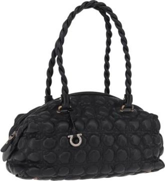 Ferragamo Sac Boston Pre-owned - Femme - Pre-owned - Noir - Taille: ONE Size