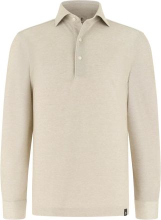 Boggi Milano Homme, Tops, Beige, Taille: XL Polo en jersey japonais