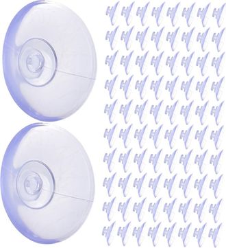 DOITOOL 200 Stück Transparente Kleine Saugnäpfe aus Klarem Starke Haftende Glas saugnäpfe Wiederverwendbare Hängemöglichkeiten für Glatte Oberflächen Wie Fens