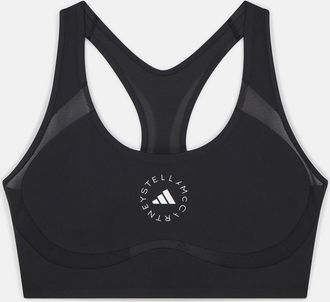 Stella McCartney TruePurpose Power Impact Medium Support Sports Bra, Woman, Black, Size: 32DD