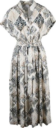 Eleventy Femme, Robes, Multicolore, Taille: 38 FR Chemisiere