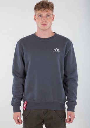 Alpha Industries Sweatshirt Basic Sweater small Logo Baumwollmischung, regular fit