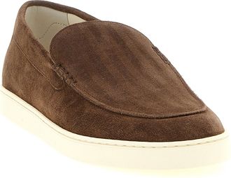 Brunello Cucinelli Suede Moccasin Loafer - Brown
