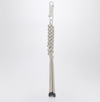 Rick Owens Interwoven key holder in pearl color