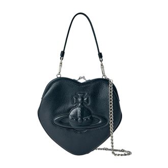 Vivienne Westwood Femme, Sacs, Noir, Taille: ONE Size Belle Heart Frame Purse