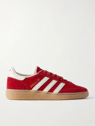 adidas Originals Baskets En Daim À Finitions En Cuir Handball Spezial - Rouge