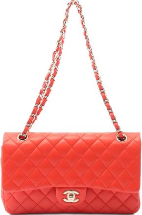 Chanel sac porté épaule matelassé (2016-2017) - Orange