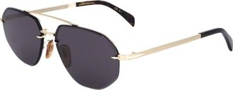 David Beckham DB 1101/G/S Brille, Gold, 61 f&uuml;r Herren, Gold