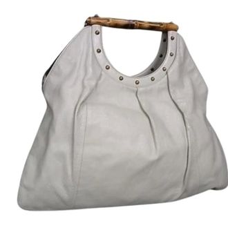 Gucci Sac &agrave; main vintage doccasion - Femme - Pre-owned - Beige - Taille: ONE Size