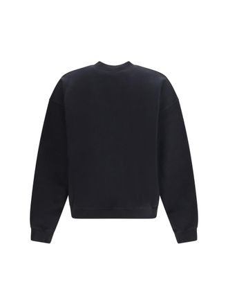 Dsquared2 Mens Cotton Crewneck Sweatshirt With Logo Black Sweatshirts Sweater