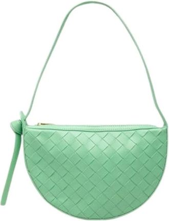 Bottega Veneta Pre-owned Cuir sacs-main - Femme - Pre-owned - Vert - Taille: ONE Size