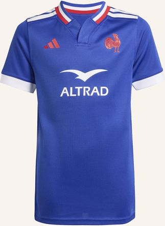 adidas Frankreich Rugby Heimtrikot-Replika Jugend blau