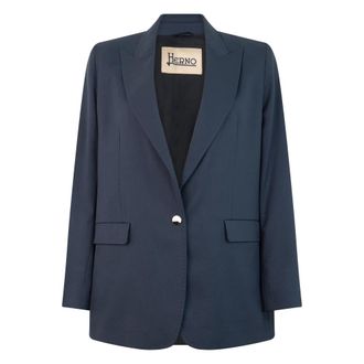 Herno Blazer mit Schalkragen - - Jackets - Damen - Blau - XS