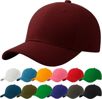 4sold Baseball Cap Baumwolle, Unisex Baseballkappe Herren Damen, Verstellbar Einheitsgr&ouml;&szlig;e, Sonnenm&uuml;tze, Leicht & Atmungsaktiv, Sport Freizeit Outdoor