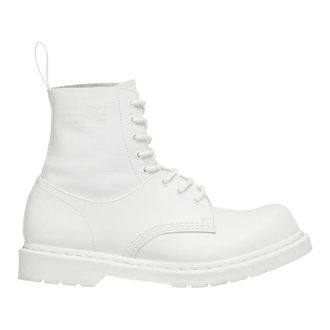 Dr. Martens Homme, Chaussures, Blanc, Taille: 44 EU 1460 Bottes &agrave; 8 oeillets