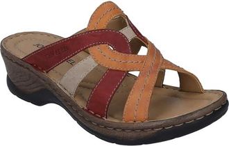 Josef Seibel Femme Catalonia 01 Sandale, Orange Multi, 40 EU