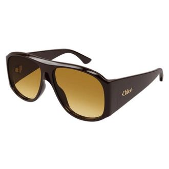 Chlo&eacute; Izia Pilot Sonnenbrille - - Accessories - Damen - Braun - 60 MM